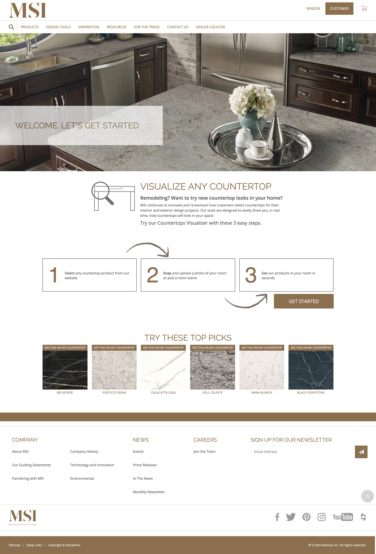 MSI Introduces the Industry's First Augmented Reality Countertop Visualizer Tool